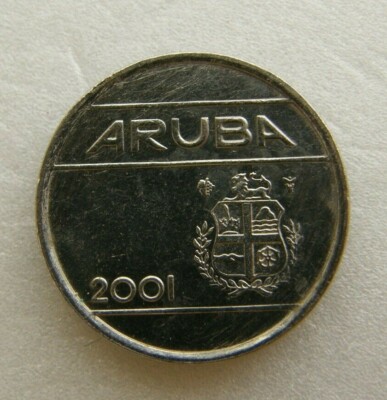 Aruba Coin 5 Cents Florin 2001 Nickel 16mm | eBay
