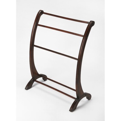 Butler Nathaniel Cherry Blanket Stand, Dark Brown - 3804024 | eBay
