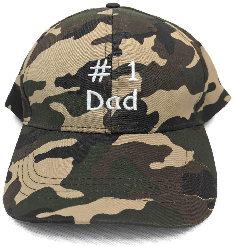 NEW #1 Dad Snapback Hat Camo United States Navy Army Marines USMC Cap ...