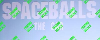 SPACEBALLS THE CAR, Vinyl Decal Car Truck Funny Spaceballs Bumper ...