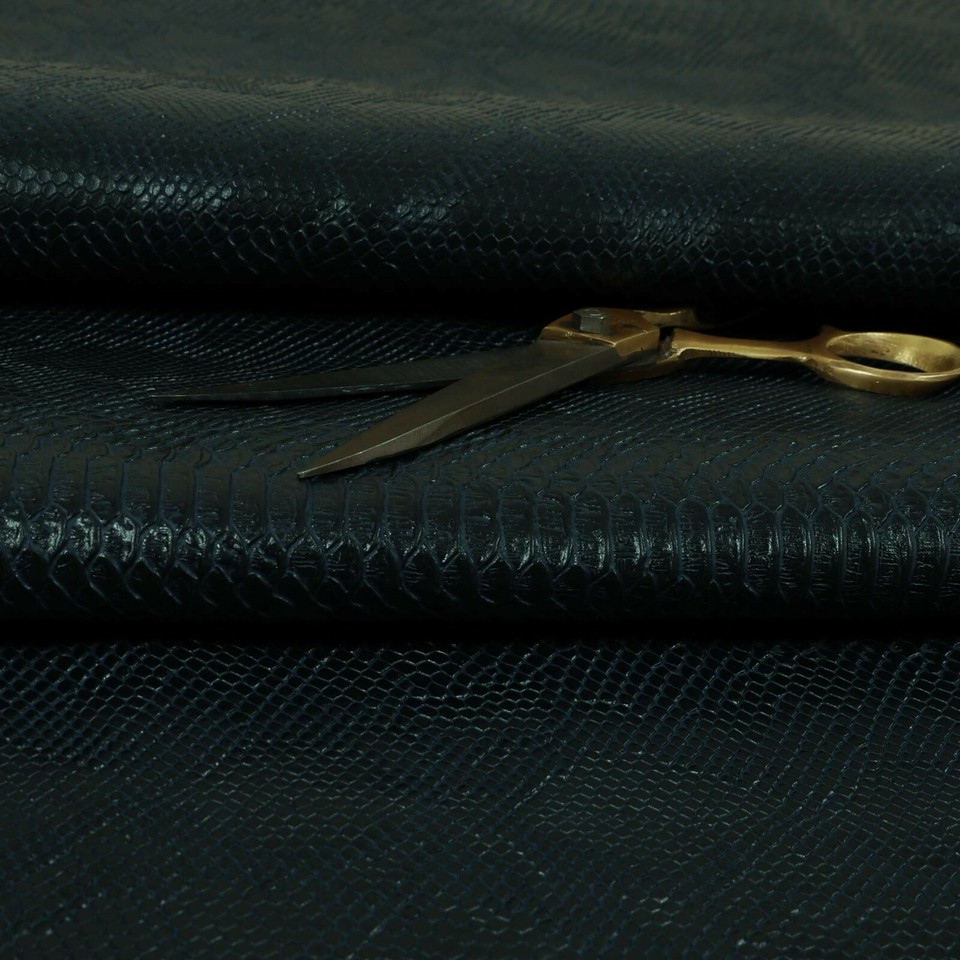 Textured Snake Skin Vinyl Faux Leather Fabric For Upholstery & Vehicle ...