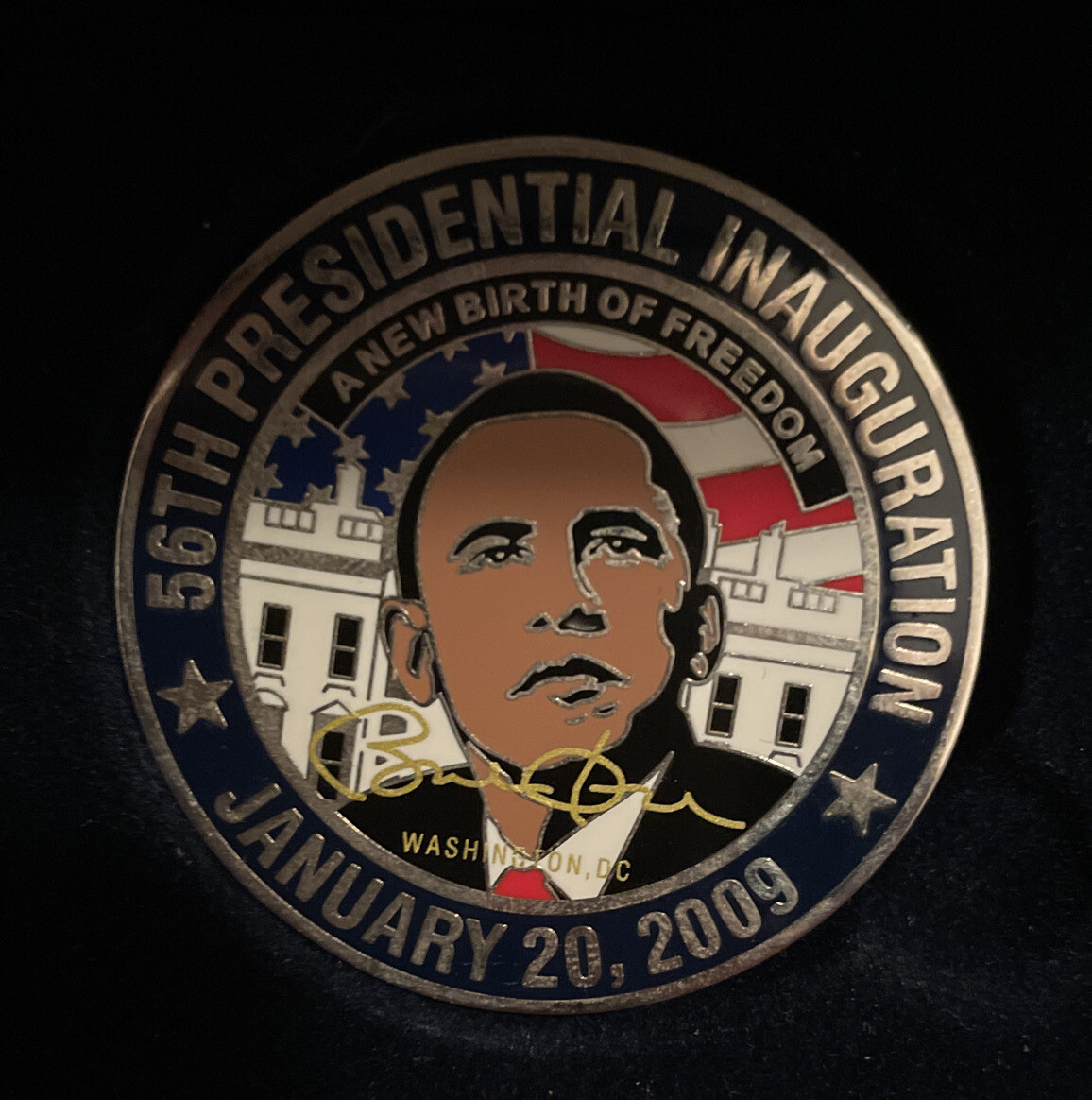 Barack Obama 56th Presidential Inauguration 1/20/2009 Challenge Coin ...
