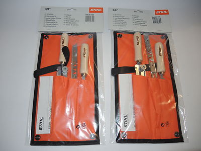 1029 Original Stihl Schärfset für 3/8" Ketten Feile Kettenfeile 5,2mm ...