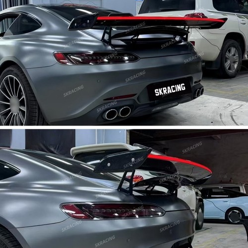 Dry Carbon Fiber Rear Trunk Spoiler Wing Fits 2016-2021 Benz AMG GT GTC ...