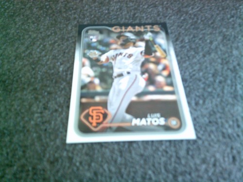 2024 TOPPS MLB ROOKIE CARD LUIS MATOS GIANTS #28 | eBay