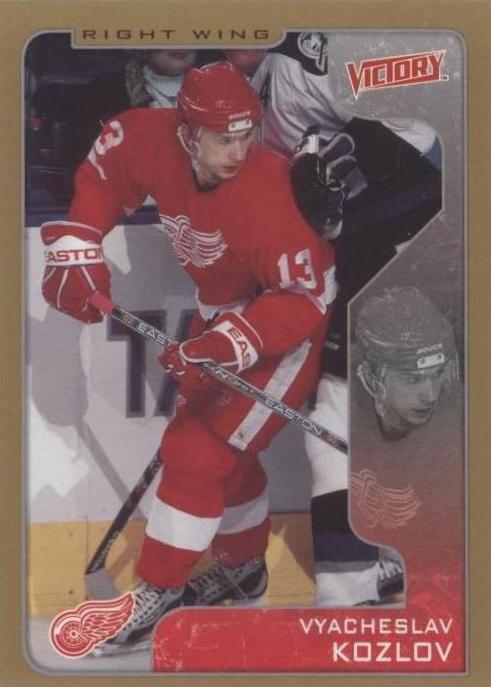 2001-02 Upper Deck Victory - Vyacheslav Kozlov #126 Gold for sale ...