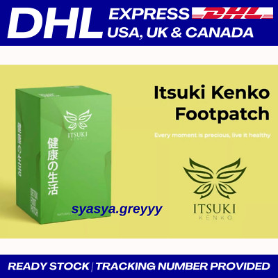 1 x Premium ITSUKI KENKO HEALTH Detox Foot Pads Patch Herbal Cleansing ...