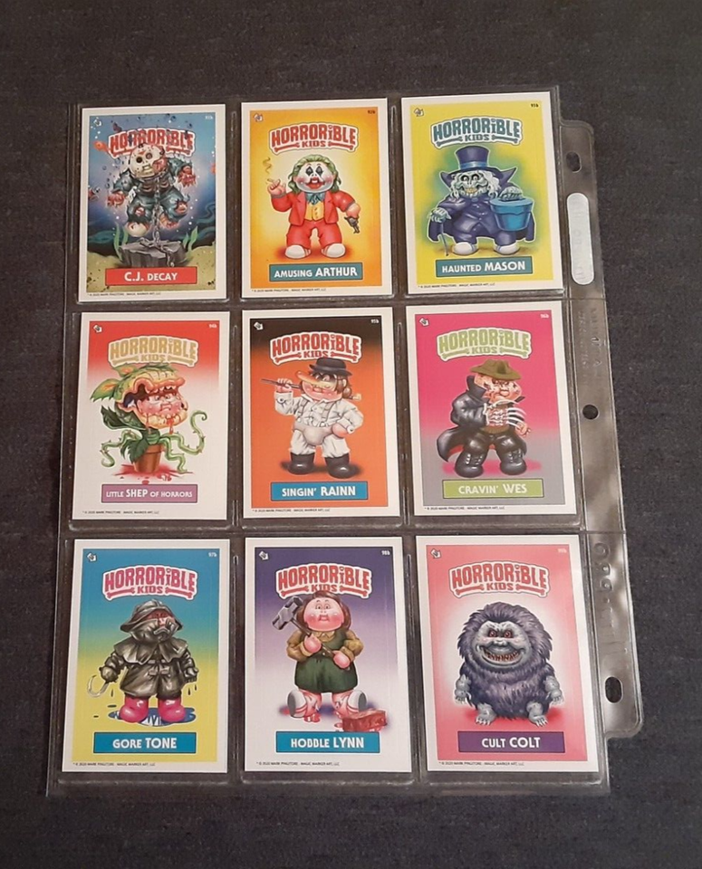 garbage pail kids puzzle freddy krueger OH,THE HORROR-IBLE misery ...
