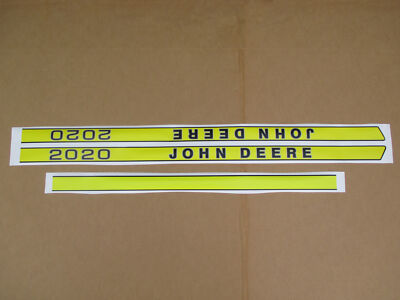 VINYL HOOD DECAL SET KIT FOR JOHN DEERE DECALS JD 2020 | eBay