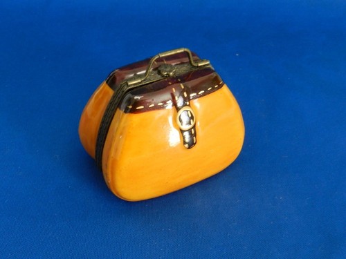 Trinket Box, Ceramic Suitcase form, Travel Bag, Handbag ~ Mint | eBay
