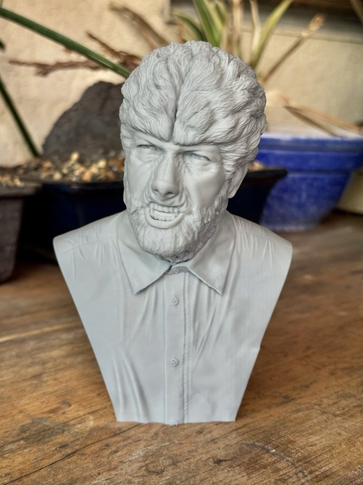 Classic Horror Monster Bust Set 6.5” 3D Printed Statues Collection 5pc ...