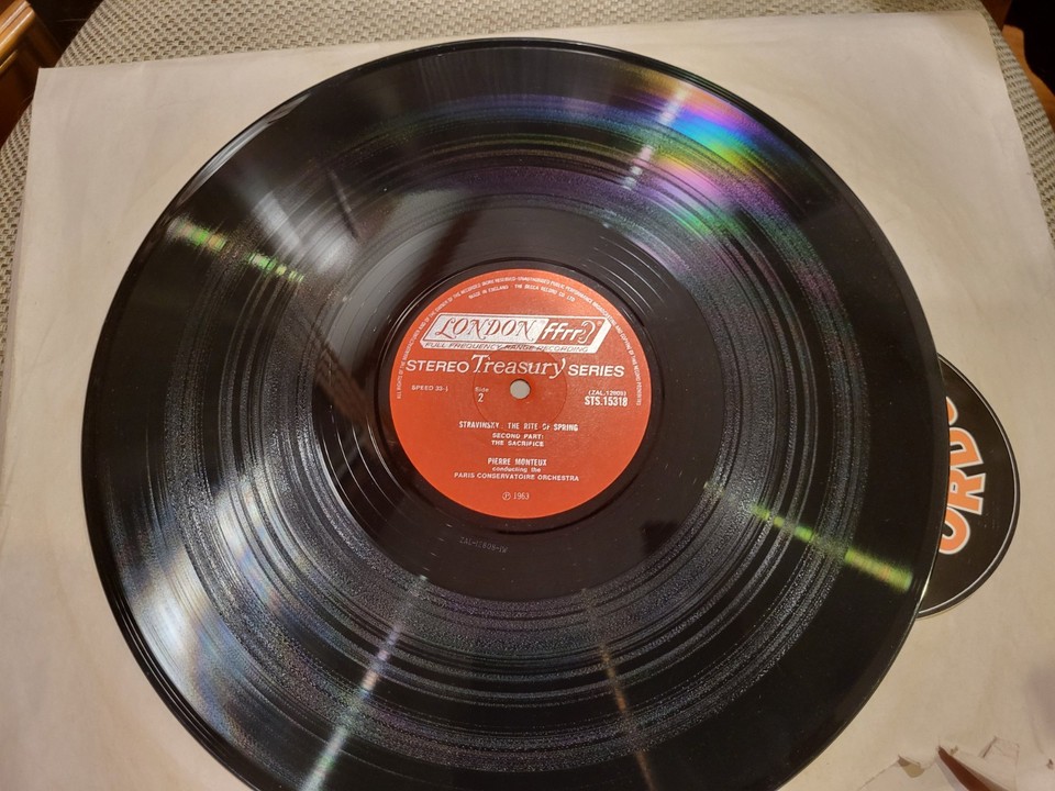 Stravinsky Rite Of Spring LP London STS15318 NM Vinyl EX Shrink Cover ...
