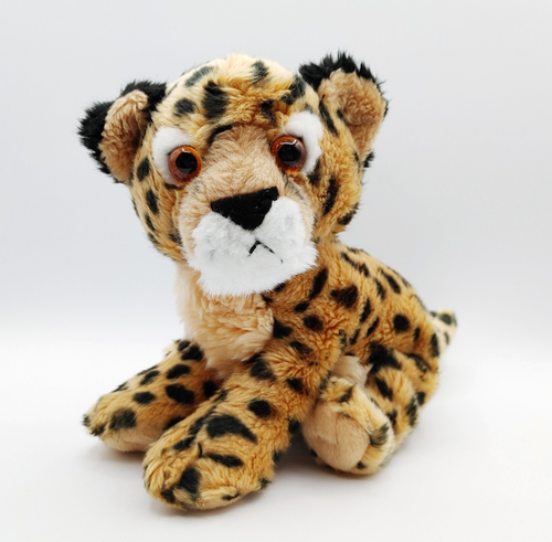 Aurora Baby Cub Cheetah Leopard Tan Black Plush Stuffed Animal Toy 10 ...