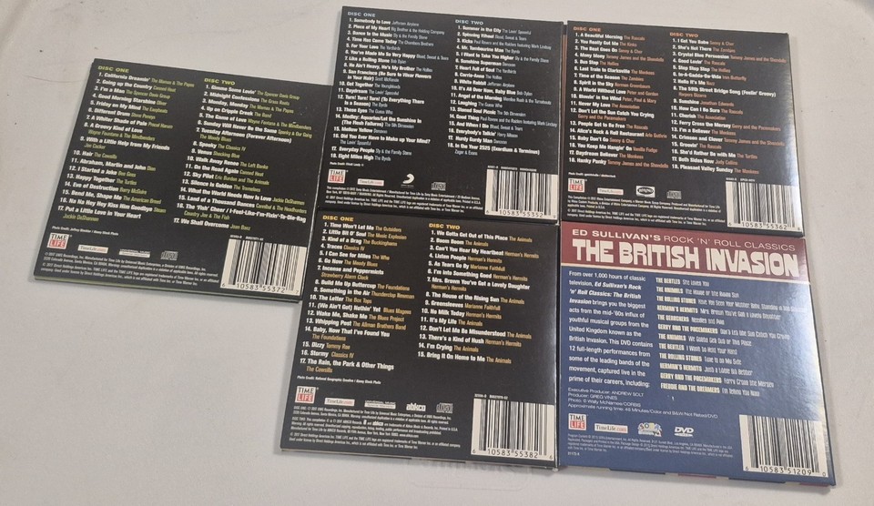 NEW Time Life Presents The '60s CD Box Set History of Rock DVD British ...