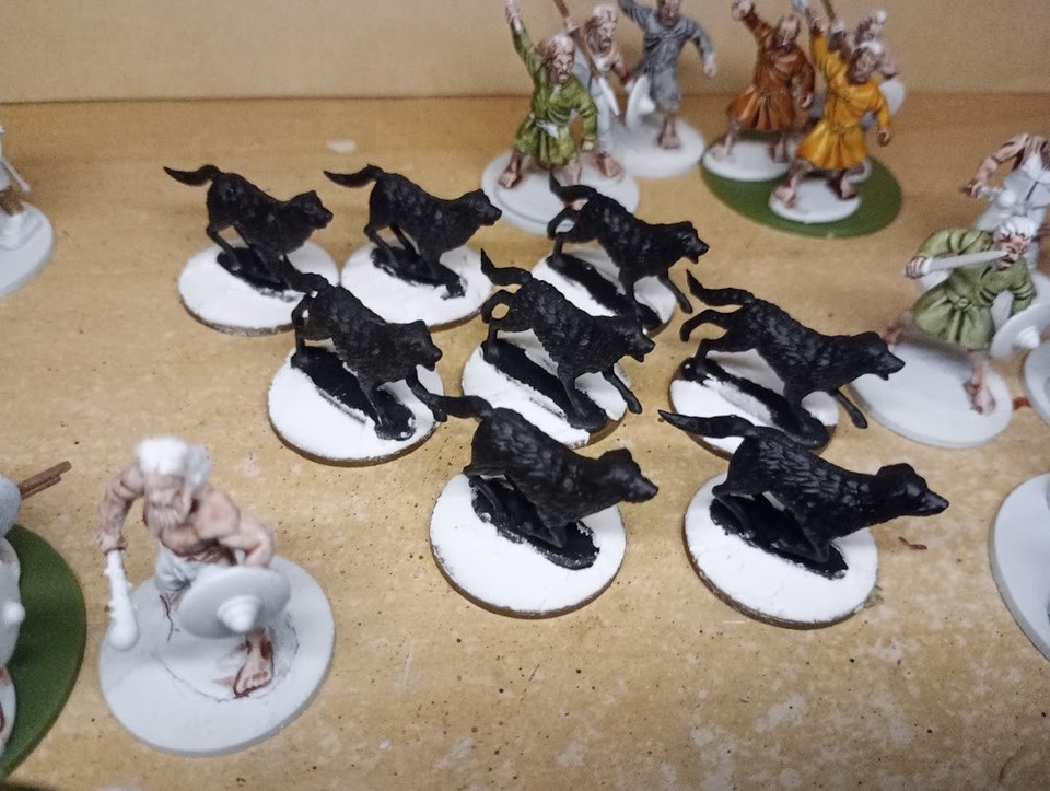 28mm Dark Ages Irish Warriors, Wargames Atlantic - unfinished, mostly ...