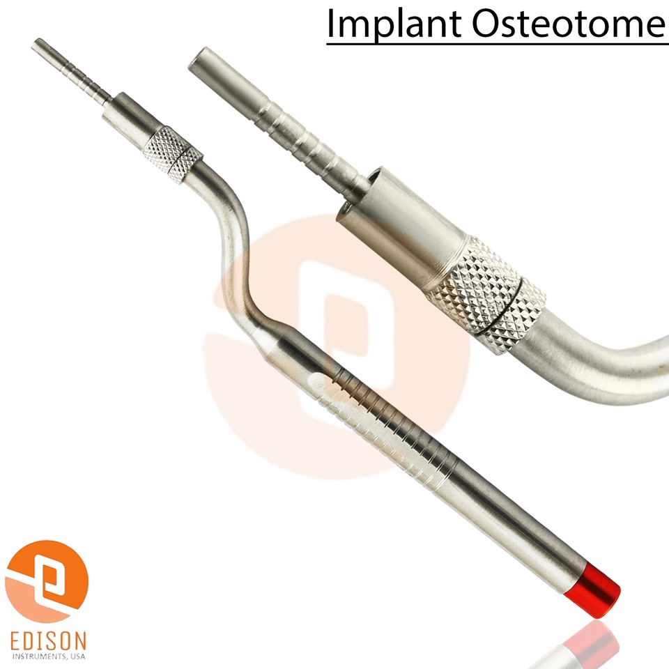 Dental Implant sinus Lift Kit Osteotome Concave Tips Mallet Hammer Bone ...