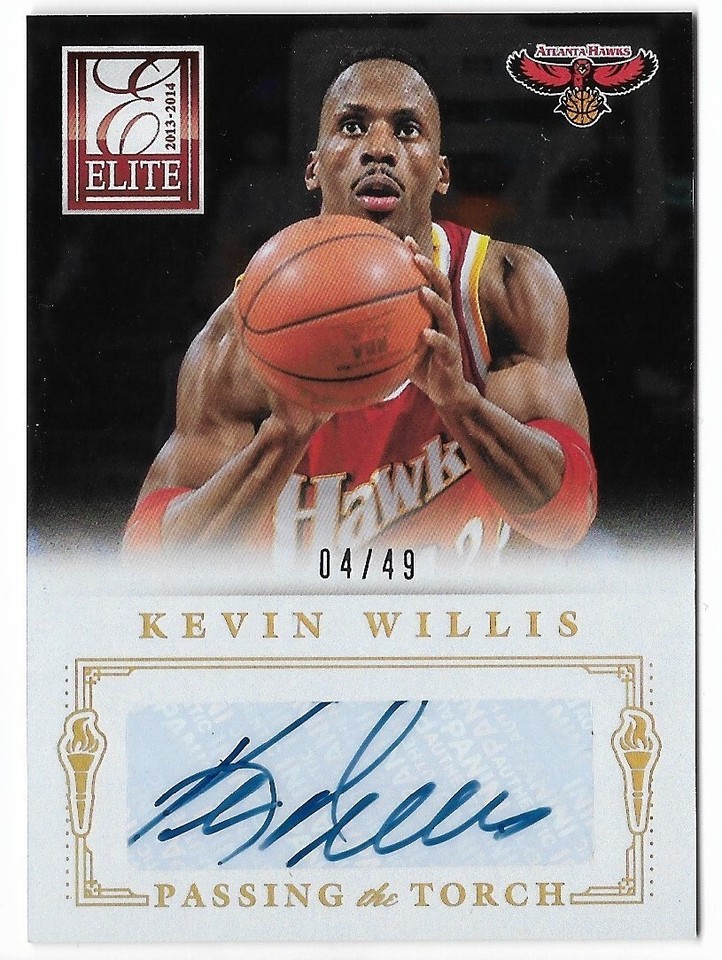 AL HORFORD/KEVIN WILLIS 2013 PANINI ELITE AUTO AUTOGRAPH CARD #4/49! | eBay