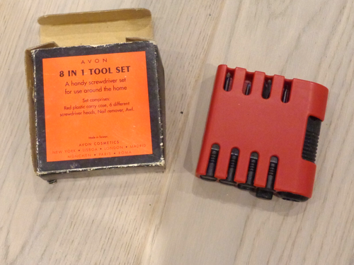 Vintage Avon 8 in 1 Tool Mate Screwdriver Set in Case Boxed | eBay UK