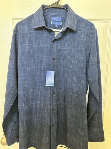 APT. 9 SLIM FIT PERFORMANCE 15.5 32/33 Men’s Dress Shirt - BRAND NEW | eBay