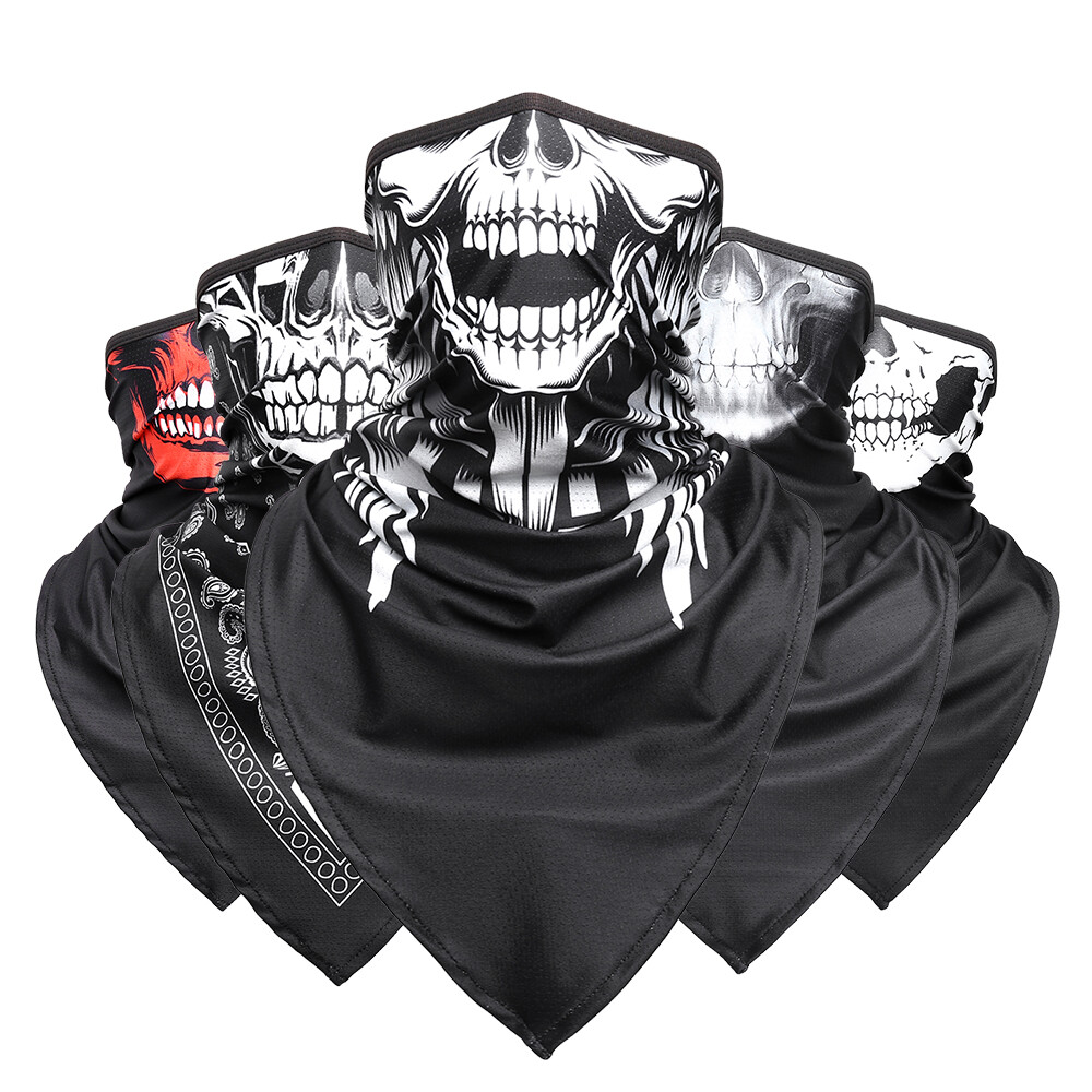 Motorcycle Skull Half Mask