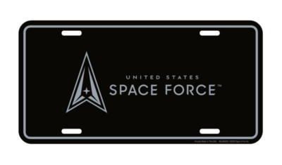 United States Space Force Aluminum Metal Novelty Car License Plate Sign ...