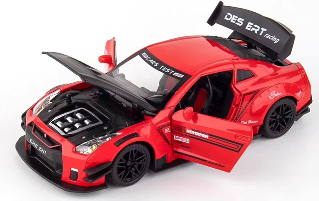 1:24 NISSAN GTR R35 Race Alloy Car Model Diecasts Toy, 45% OFF