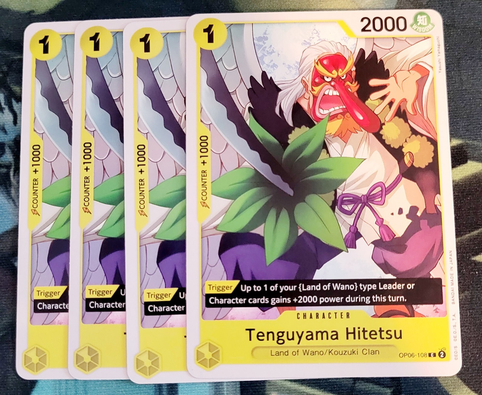 Tenguyama Hitetsu (X4) OP06-108 One Piece Wings of the Captain English Playset | eBay