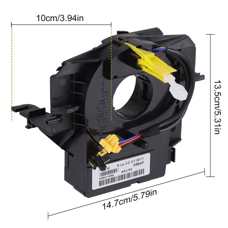 Steering Wheel Clock Spring Spiral Cable 5156106AD For Chrysler Jeep ...