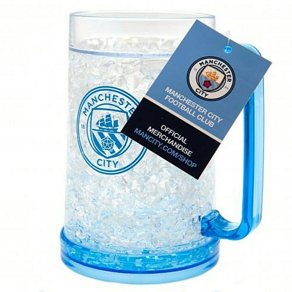 OFFICIAL FOOTBALL CLUB - FREEZER MUG Plastic Pint Beer Tankard Drinks ...