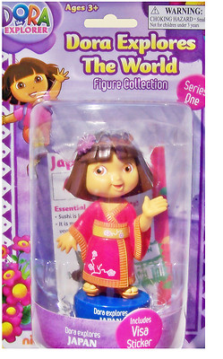 Dora Explores The World Figurine Collection Japan Series One | eBay
