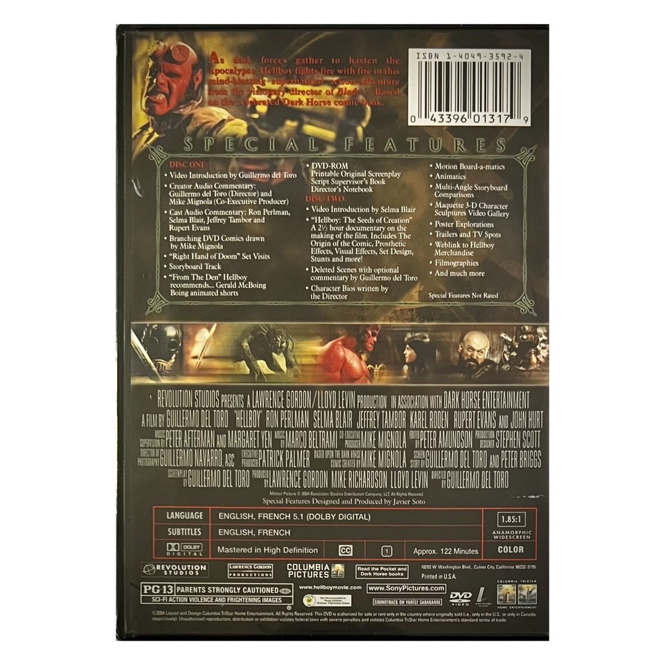Hellboy (DVD, 2004) Special Edition - NEW SEALED 43396013179 | eBay