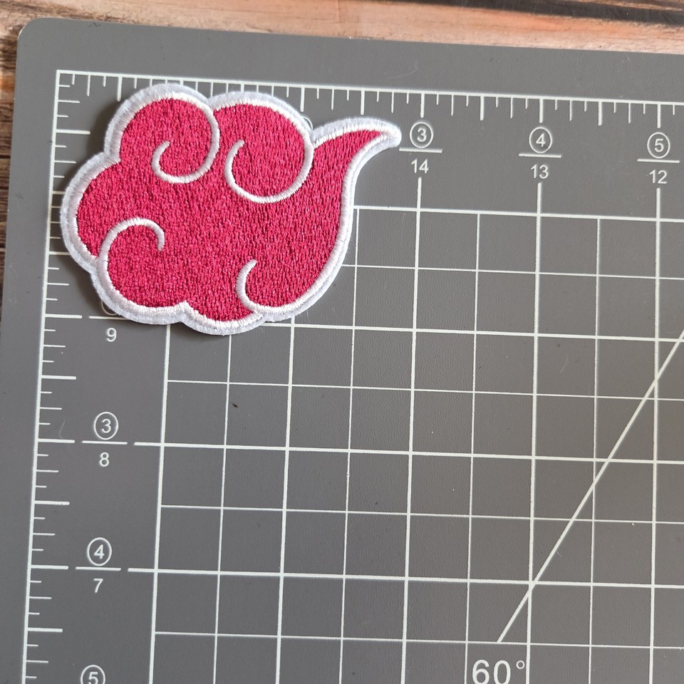 Japanese Anime Naruto Shippuden Akatsuki Cloud Iron On Patch. | eBay