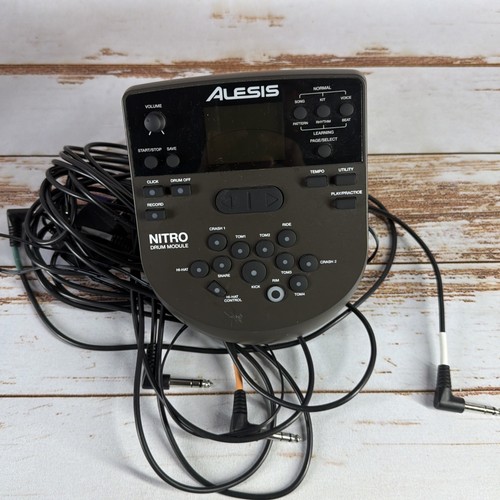 Alesis Nitro DM7X Drum Module Brain w/ Snake Cables & Power Supply ...