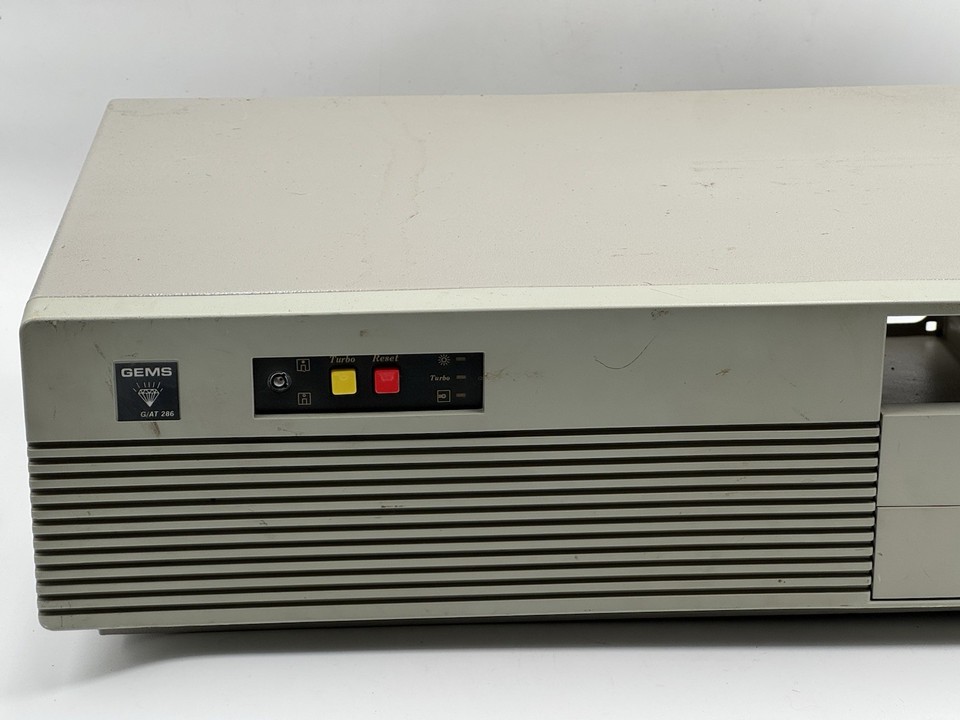 Vintage GEMS XT 286 Era AT Computer Desktop Case For Retro Or Modern ...