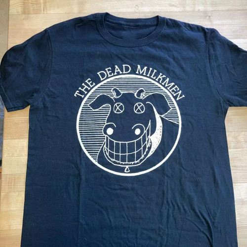 Punk Rock Music The Dead Milkmen Band Basic Logo T Shirt Full Size S ...