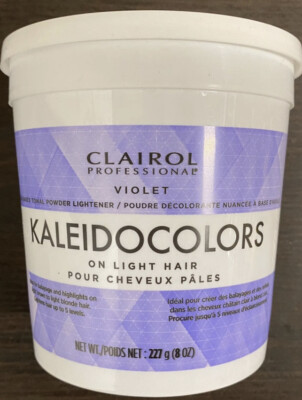 Clairol Pro Violet Kaleidocolors on Light Hair Tonal Powder Lightener ...