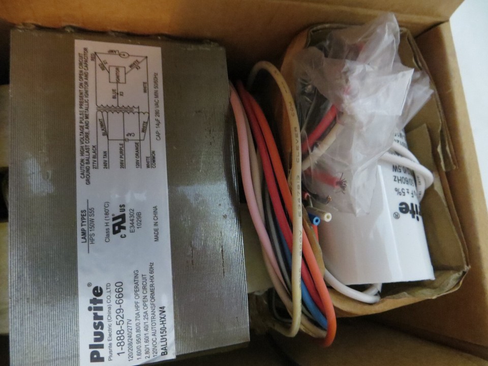 2pc PLUSRITE BALU150-HX/V4 AUTOTRANSFORMER COIL BALLAST, 120/208/240/277 V | eBay