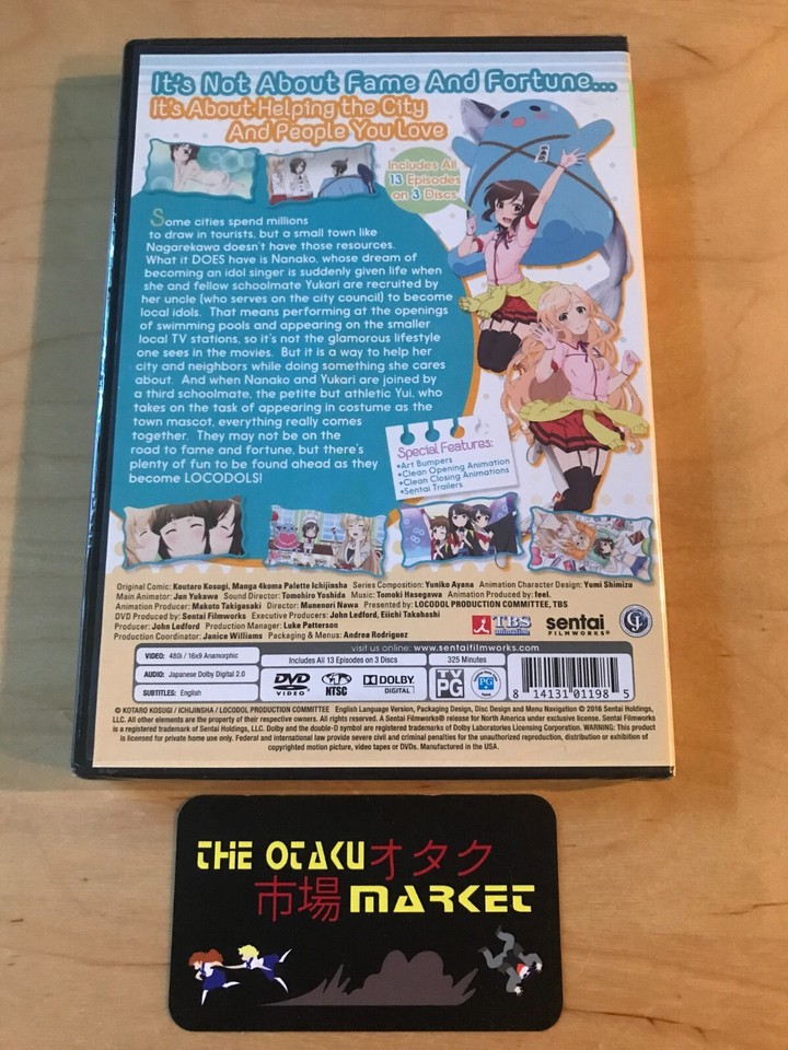 Locodol complete series / NEW anime on DVD from Sentai Filmworks ...