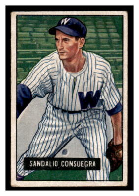 1951 Bowman Baseball #96 Sandy Consuegra Rookie 51BBB | eBay