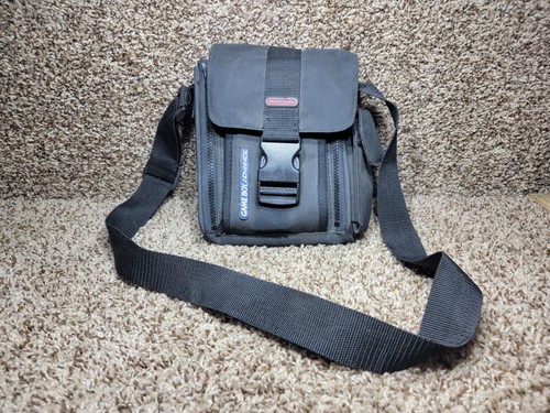 Nintendo Game Boy Advance Carrying Case Shoulder Strap Bag W/ Pockets ...