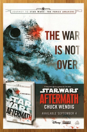 2015 Star Wars Aftermath Book/Novel Print Ad/Poster Force Awakens Promo ...