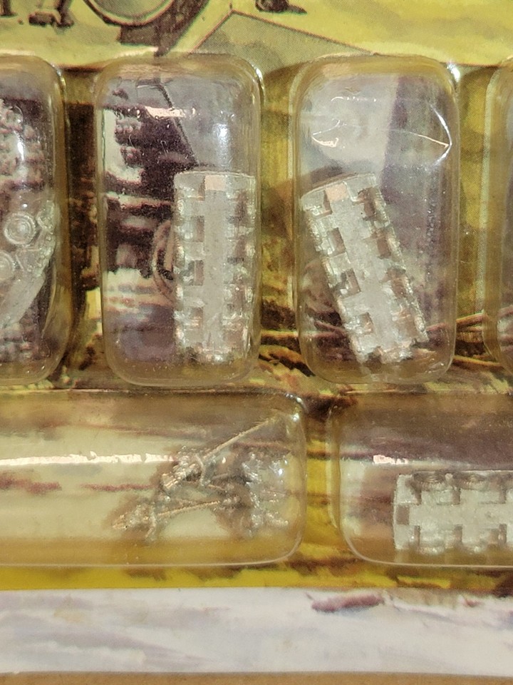 1981 Sealed GHQ MICRO ARMOUR 1:285 Scale WWII G61 German Heavy Armoured ...