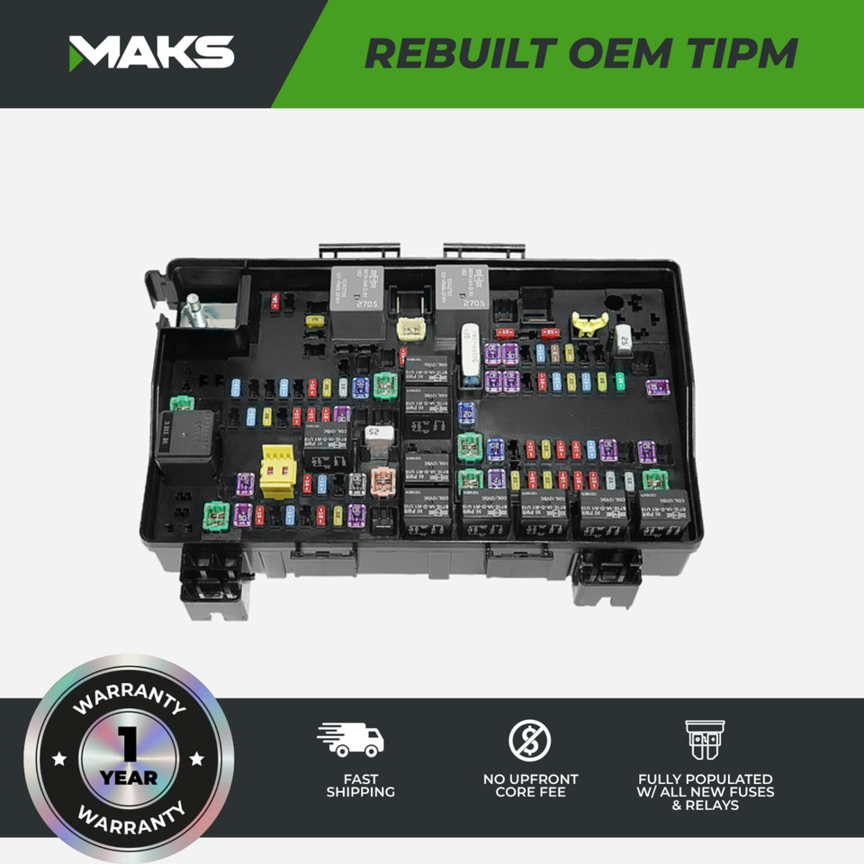 2015-2018 Dodge RAM 2500 / 3500 OEM Rebuilt TIPM Fuse Box 68322377AD | eBay