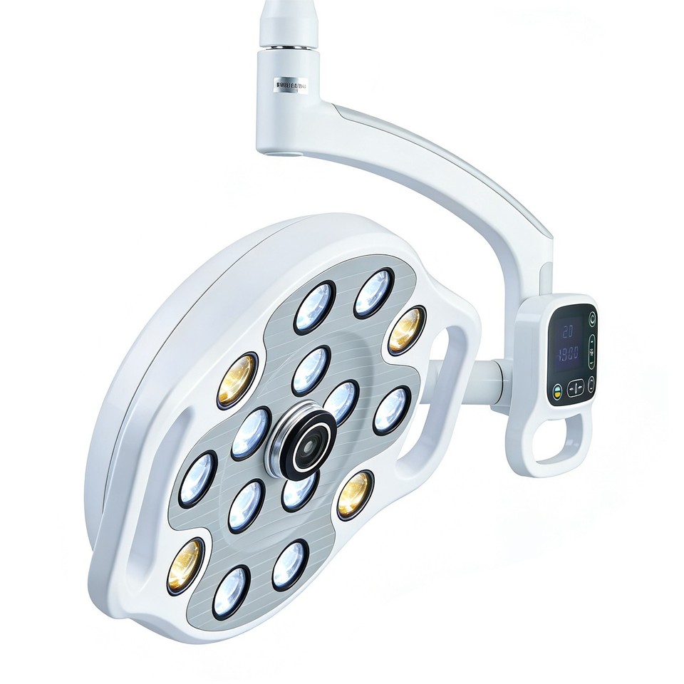 Shadowless Dental Oral Light with Camera Recording Function 15X Zoom 15 ...