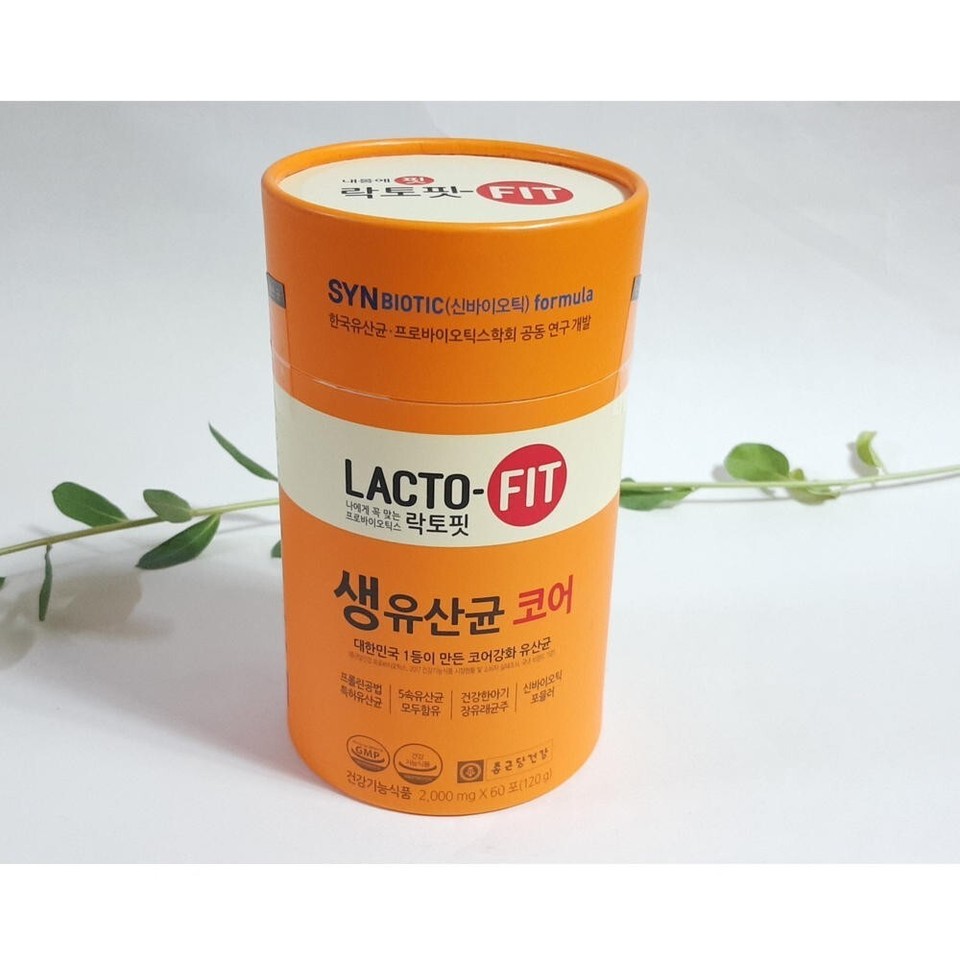 LACTO-FIT Probiotics Core 60 Sticks (fornitura di 2 mesi) [Chong Kun ...
