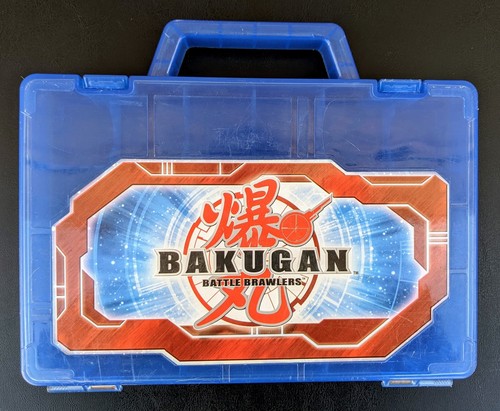Bakugan Battle Brawlers Empty Blue/Red Storage Travel Case 24-Ball ...