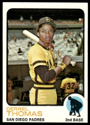 1973 Topps Baseball Derrel Thomas San Diego Padres #57 EX-MT+ | eBay