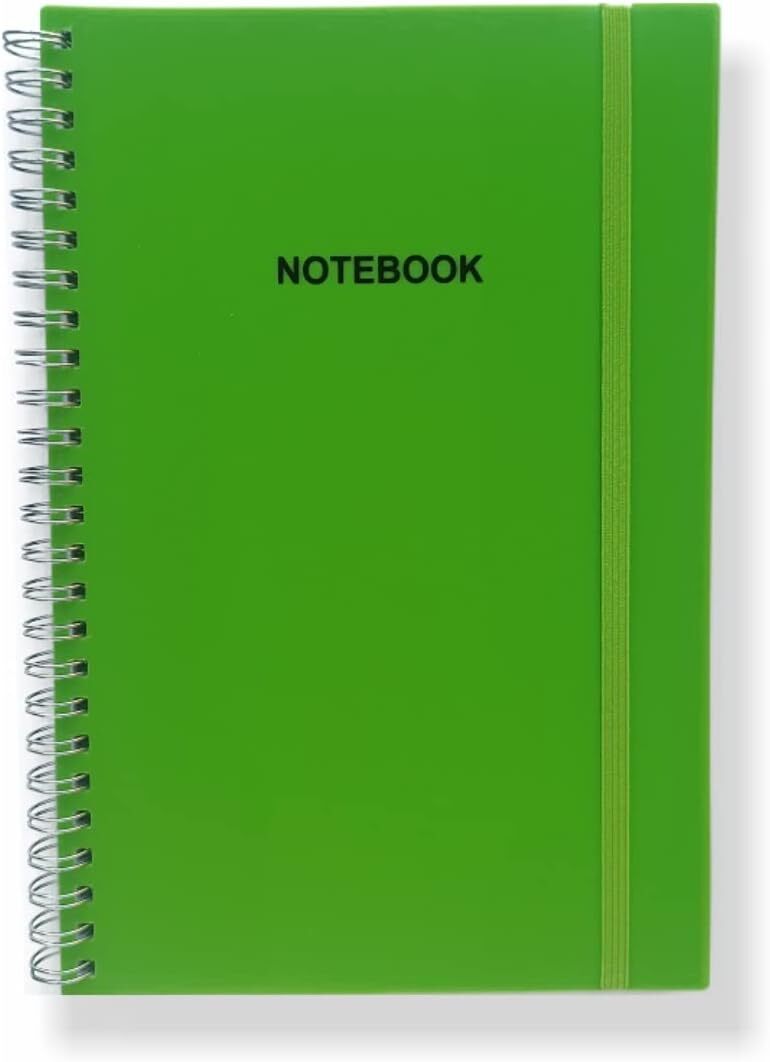 A4/A5 Notepad Spiral Poly Paster Twinwire Wiro Lined Notebook | eBay