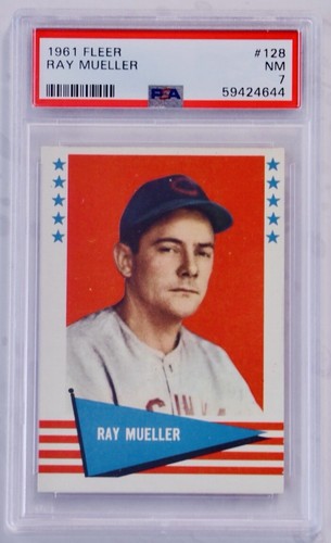 1961 Fleer Ray Mueller #128 PSA 7 Near Mint | eBay