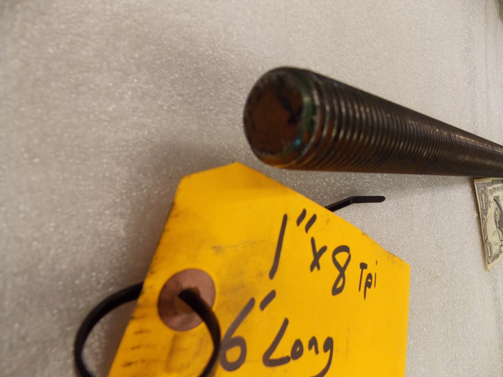 1"-8 tpi 4140 Steel RH Threaded Rod Grade B7 Price per Foot 8 feet cut ...
